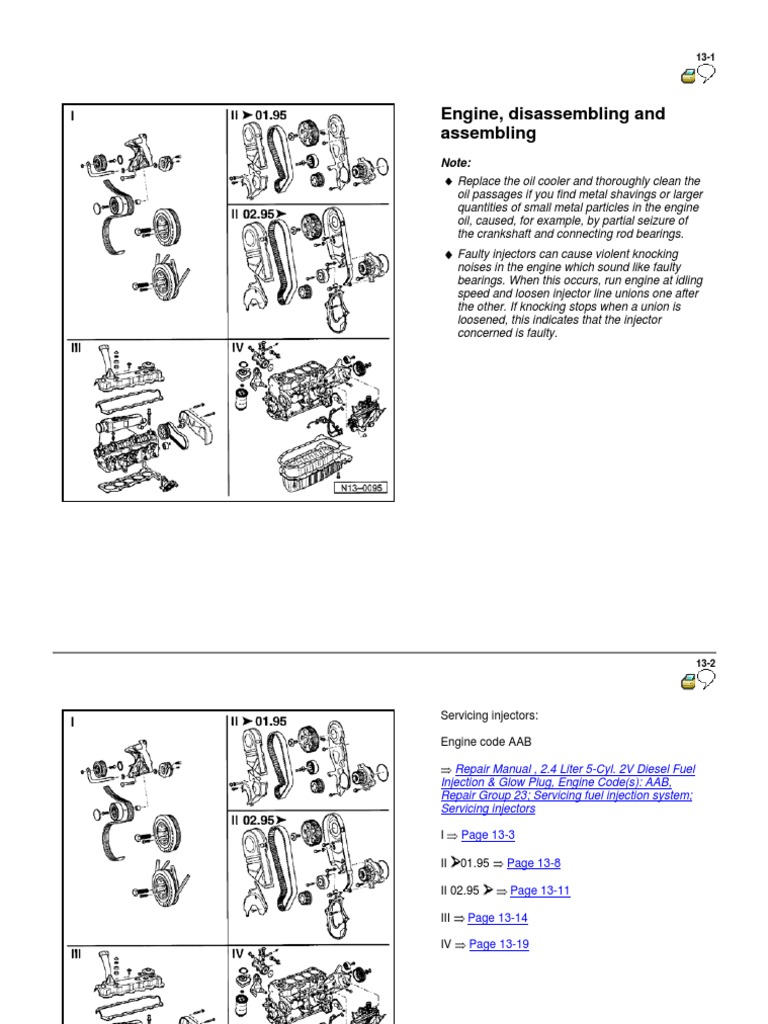 Aab Acv Disassembl | PDF | Belt (Mechanical) | Transmission (Mechanics)