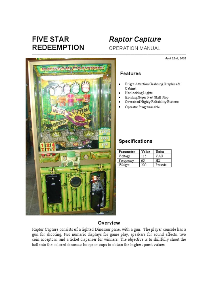 Raptor Captor Manual | PDF | Electrical Connector | Electricity