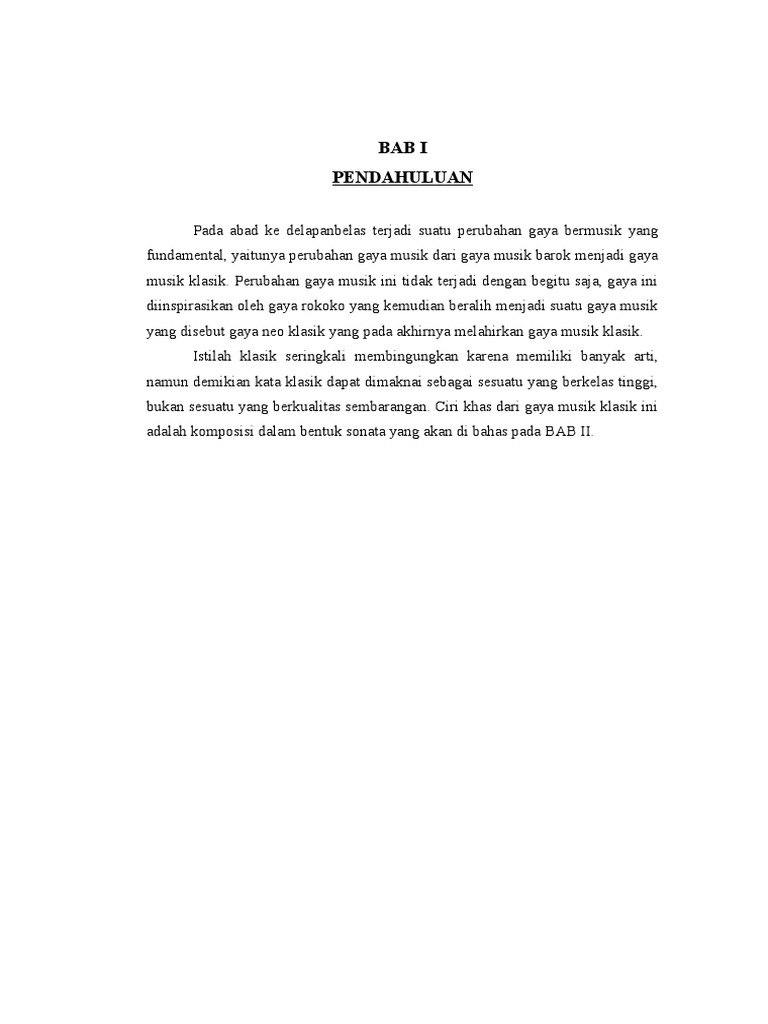 Bentuk Musik Klasik | PDF | Seni