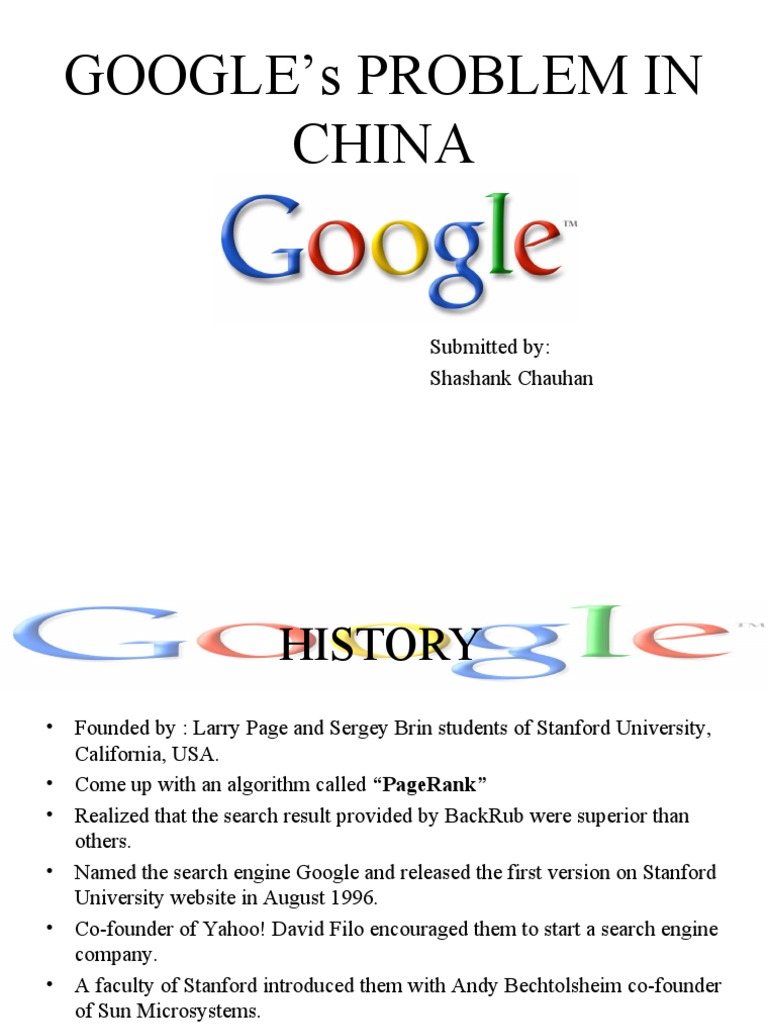 Google's Problem in China | PDF | Internet | Cyberspace