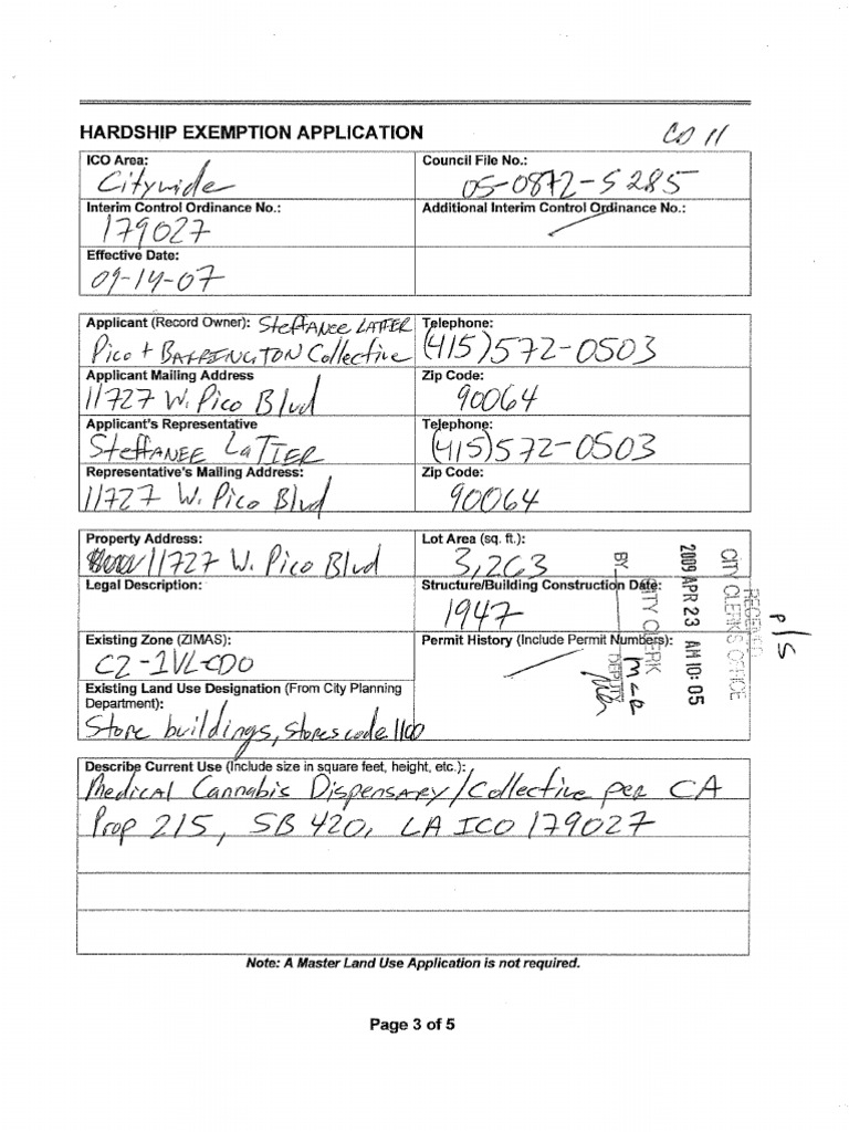Hardship Exemption Application | PDF | Use Tax | Lease