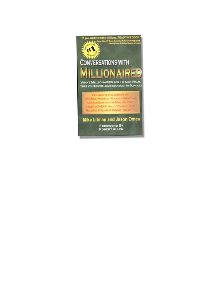 Conversations With Millionaires - Mike Litman | PDF | Wealth | Publishing