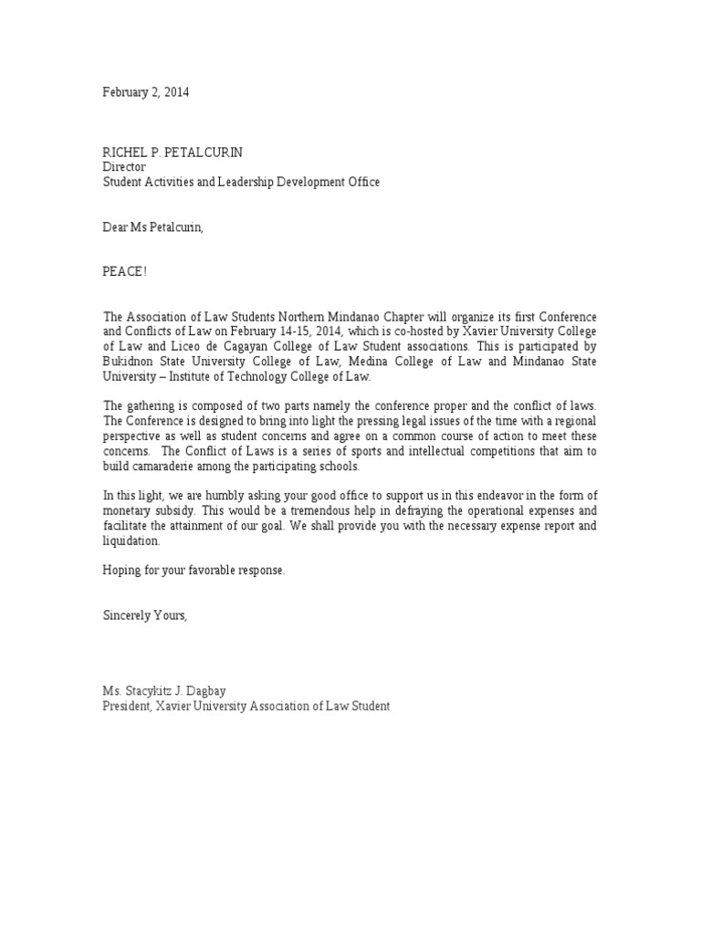 Letter To Petals - Subsidy | PDF