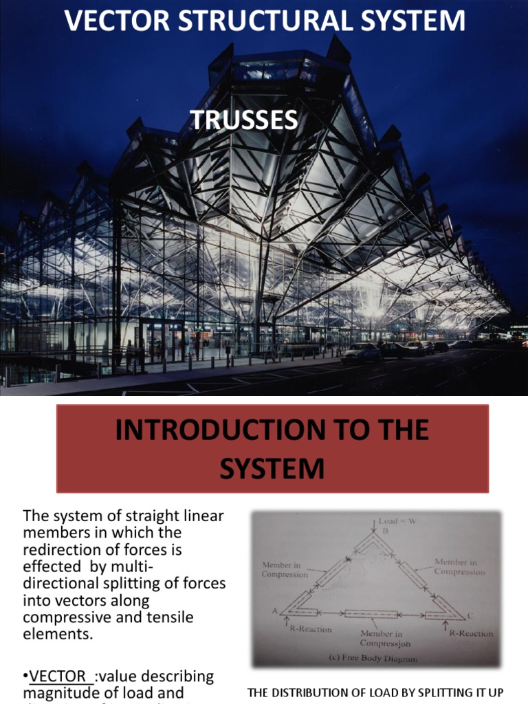 Vector Structural System Trusses | PDF | Truss | Architectural Design