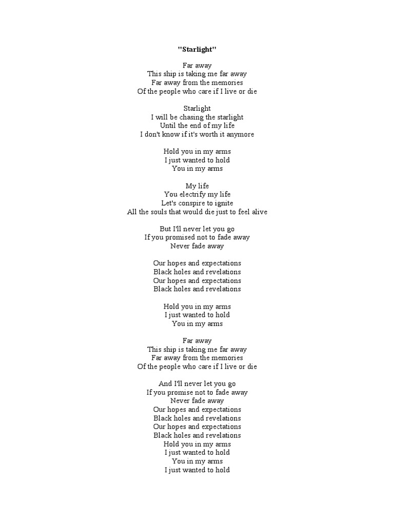 Starlight - Muse | PDF