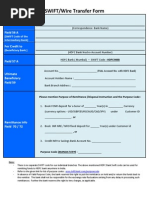 HDFC Branch Transfer Form | PDF | Banks | Cheque