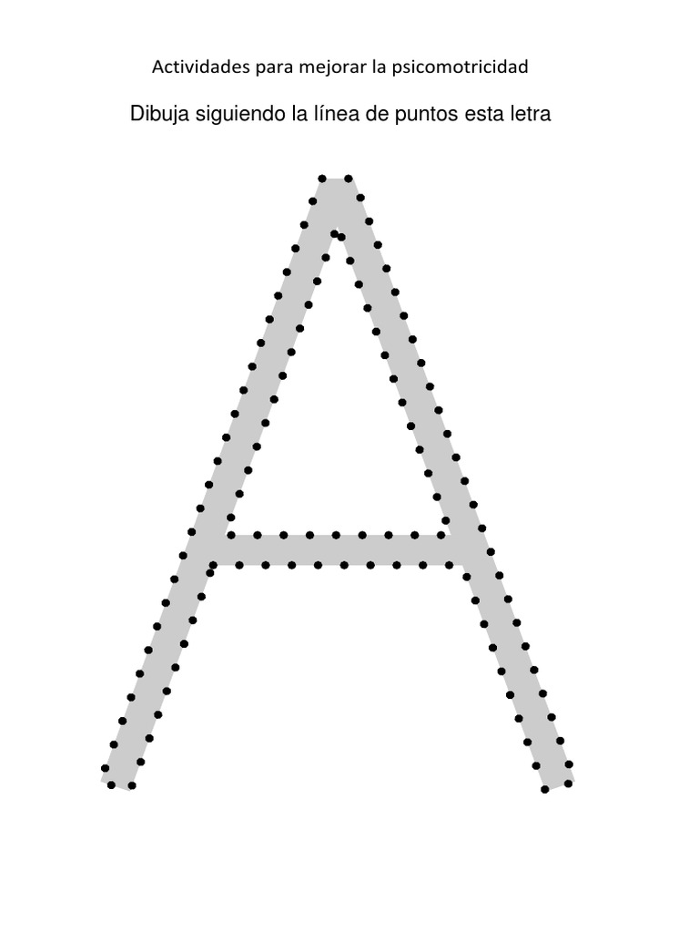 Coleccion de Abecedarios Punteados Mayusculas | PDF | Texto | Alfabeto ...