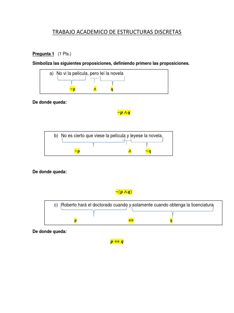 Estructuras Discretas | PDF | Razonamiento inductivo | Lógica matemática