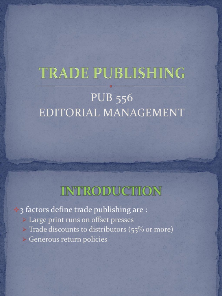 Trade Publishing | PDF | Bookselling | Publishing