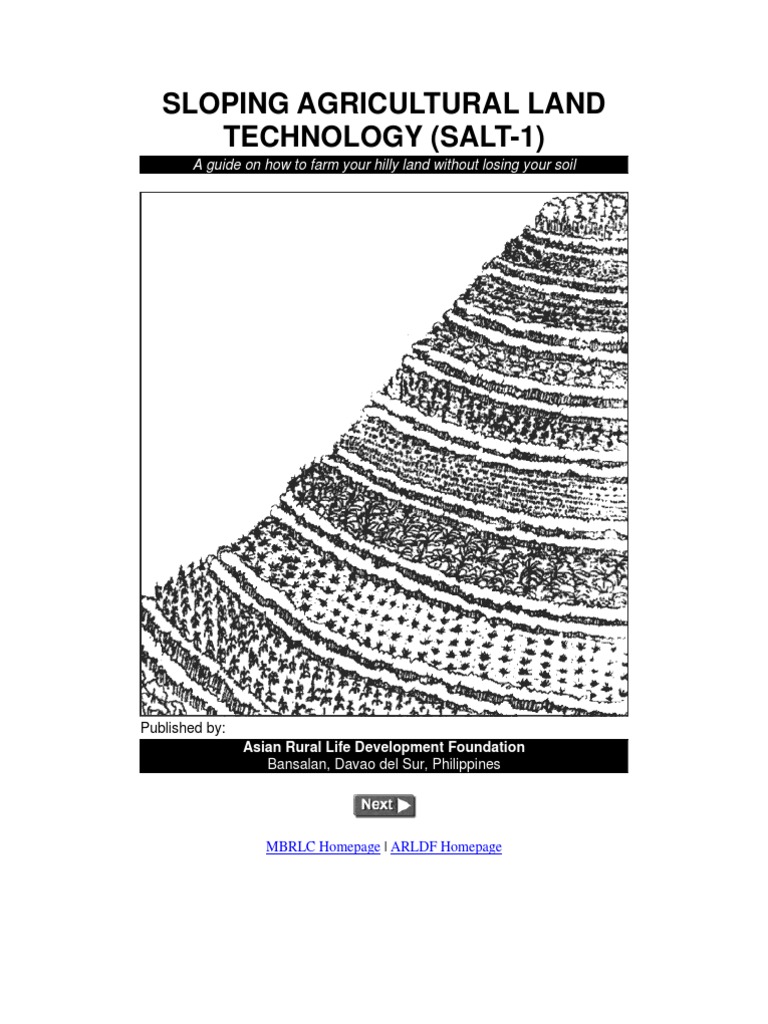 Sloping Agricultural Land Technology - SALT 1 | PDF | Topsoil | Soil ...