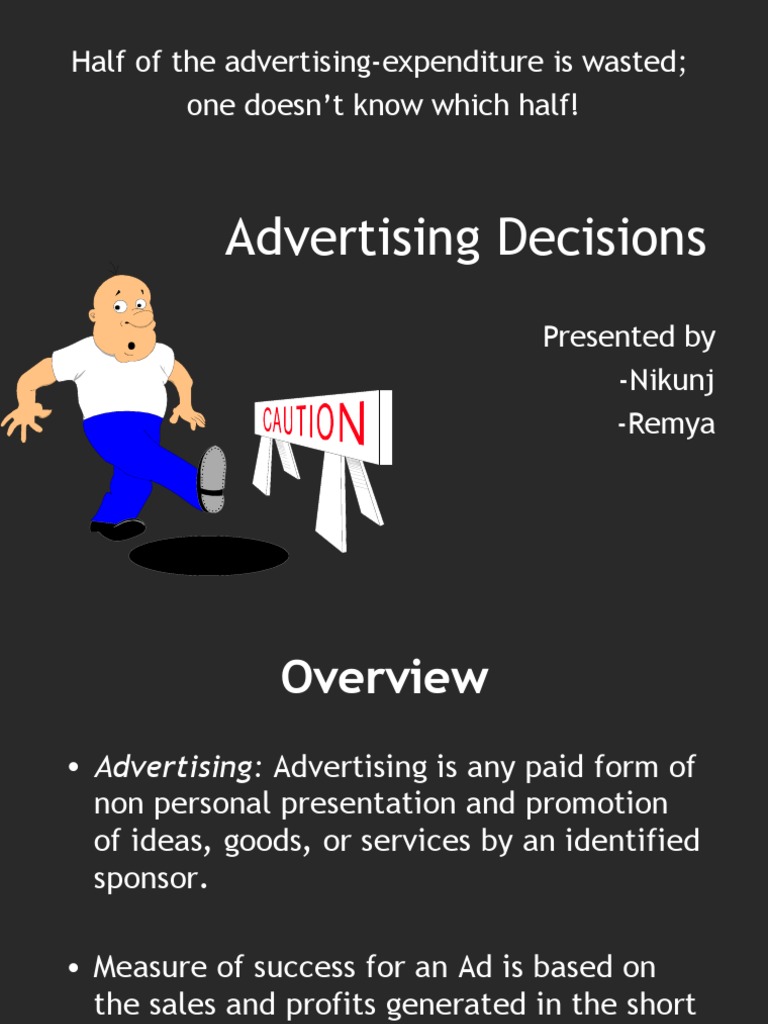 Key Advertising Decisions Explained | PDF | Target Audience | Marketing ...