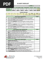 5S Audit Checklist PDF | PDF | Safety | Prevention