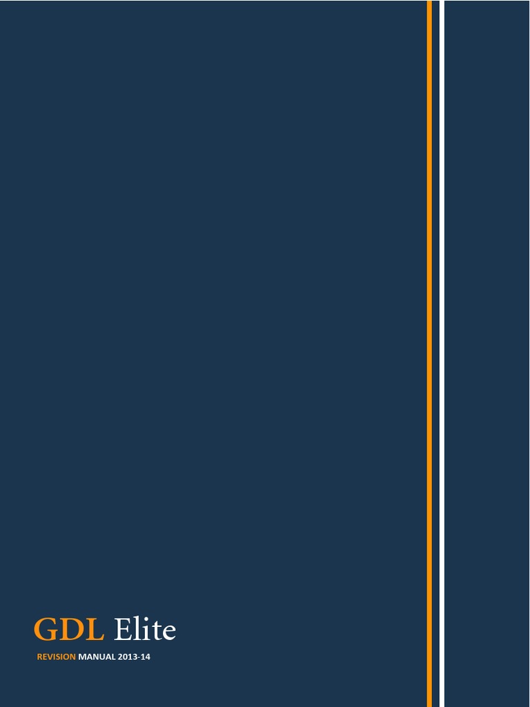 GDL Elite Revision Manual Sample | PDF | Offer And Acceptance ...