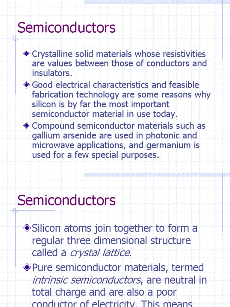 semiconductors short notes in the form of ppt | Semiconductors | Doping ...
