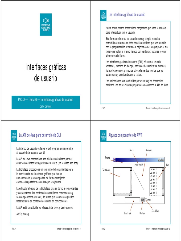 Interfaz Grafica JAVA | PDF