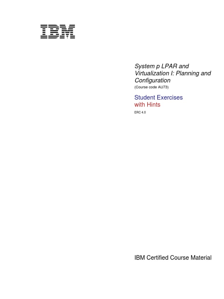 A60 LPARVirtual Xstudhint | PDF | Secure Shell | Command Line Interface