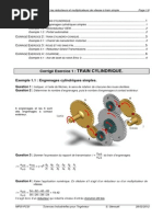 TD Engrenage Correction | PDF | Transmission (Mécanique) | Machine