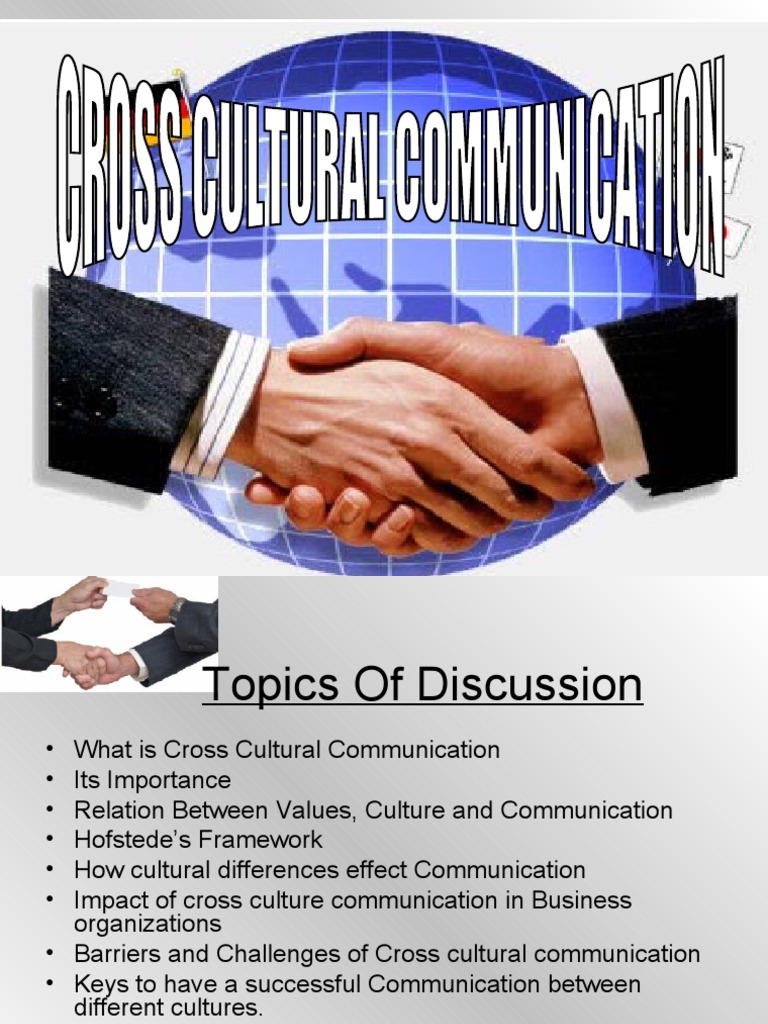 Cross Cultural Communication | PDF | Nonverbal Communication ...