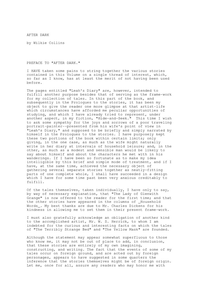 Afterdark PDF | PDF | Portrait Painting | Narrative