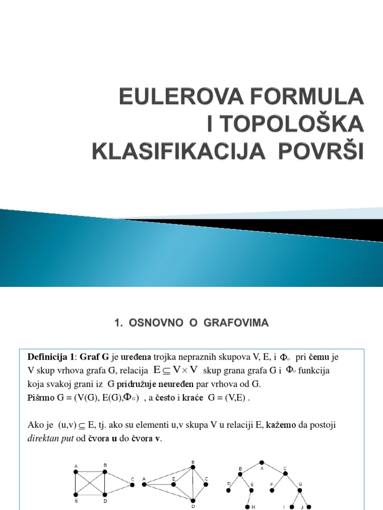 Eulerova Formula | PDF