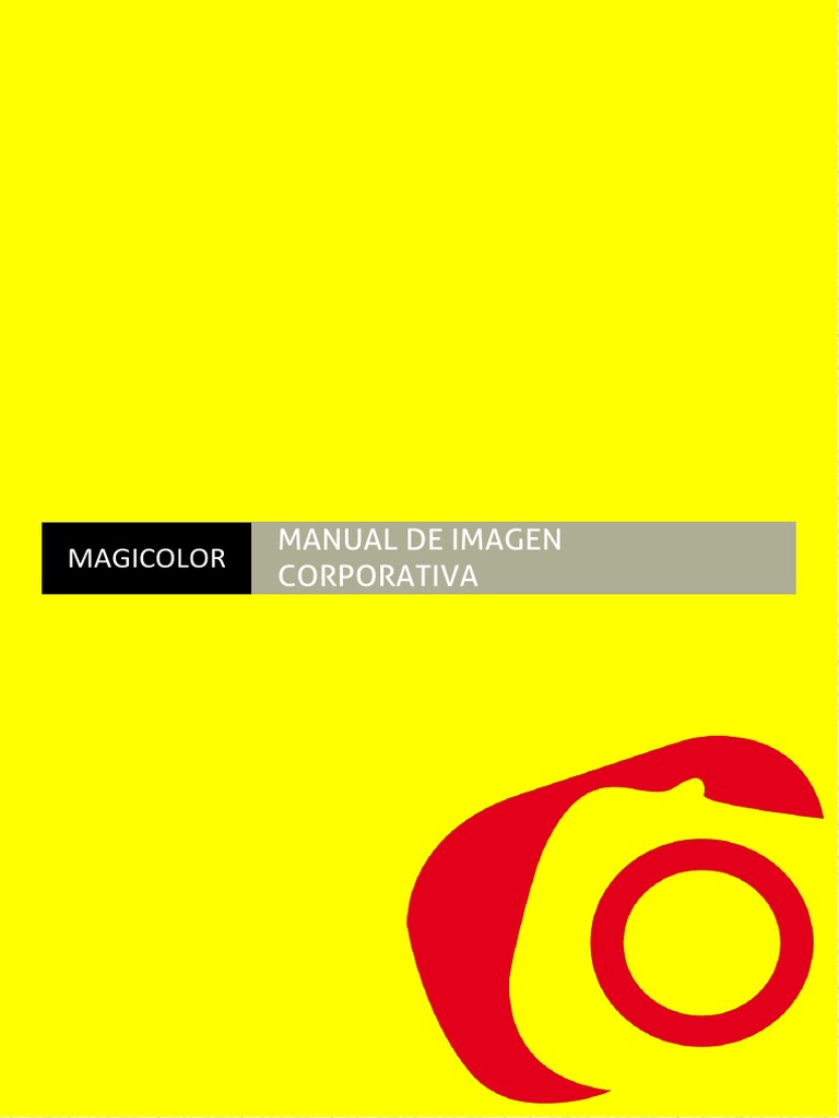 Manual de Imagen Corporativa Magicolor | PDF | Color | Marca