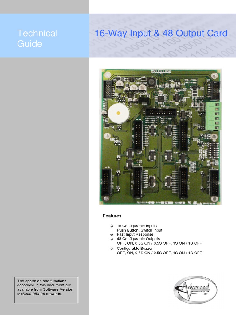 680-198-01 MXP-539 16-Way Input 48-Way Output Card | PDF | Power Supply ...