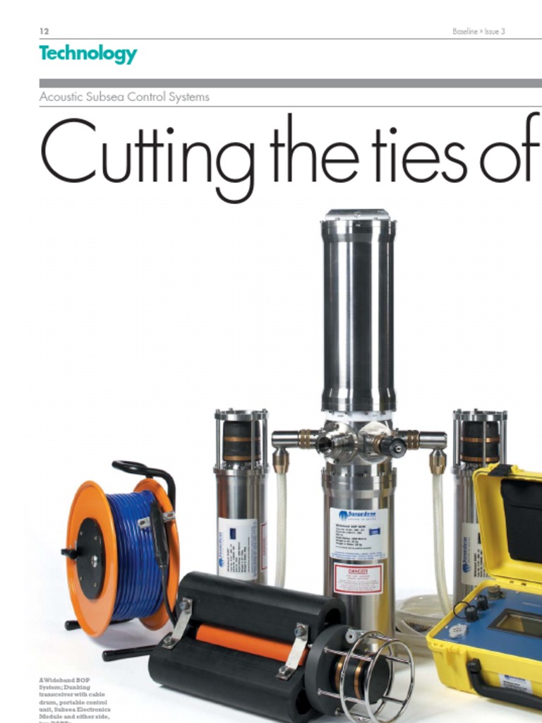 BOP Acoustic System | PDF | Drilling Rig | Subsea (Technology)