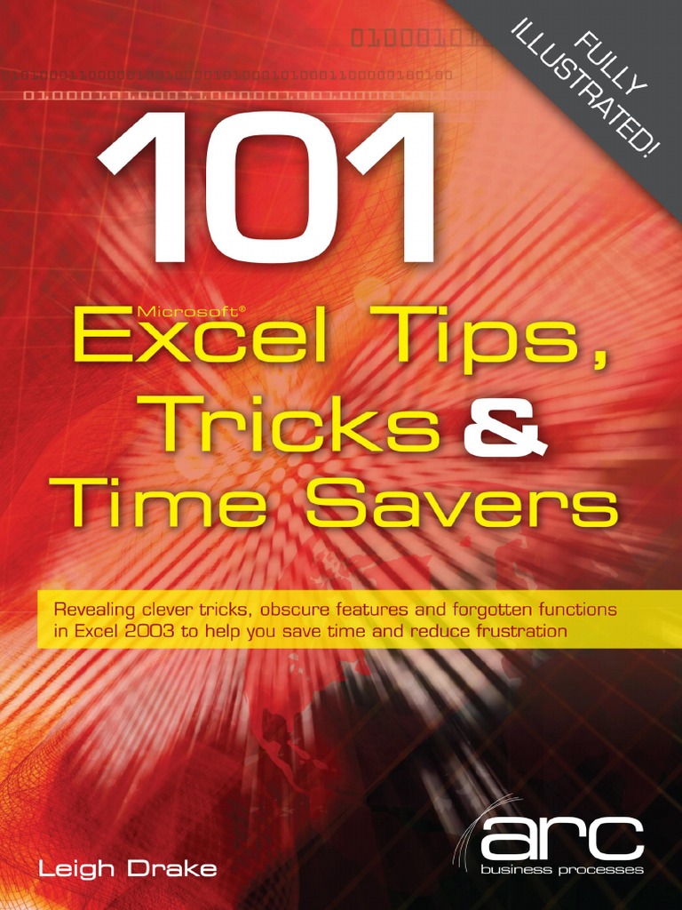 101 Excel Tips Tricks Time Savers | PDF | Spreadsheet | Microsoft Excel