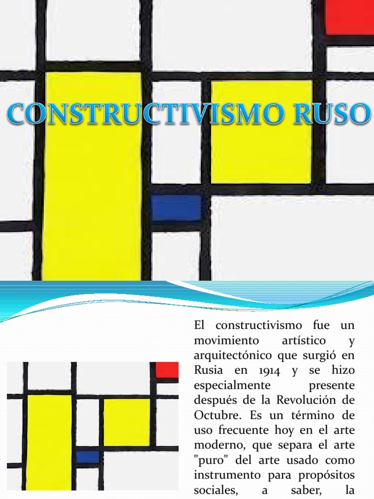 Constructivismo Ruso | Movimientos de arte | Arte Moderno