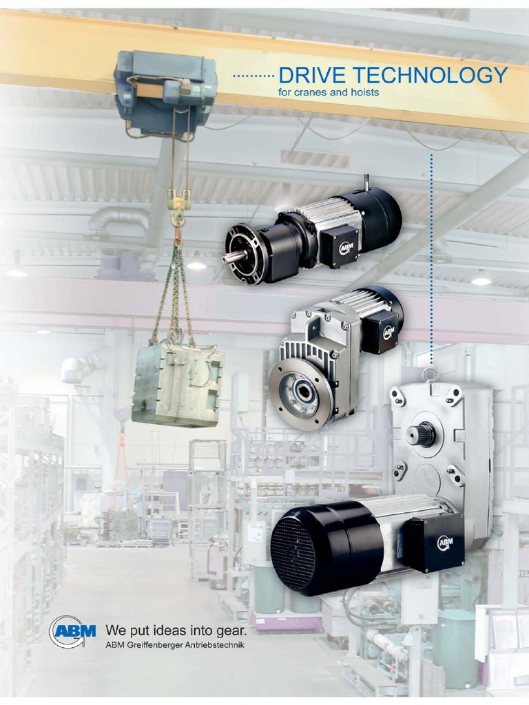 ABM Travel Drives Technical Catalogue | PDF | Crane (Machine ...