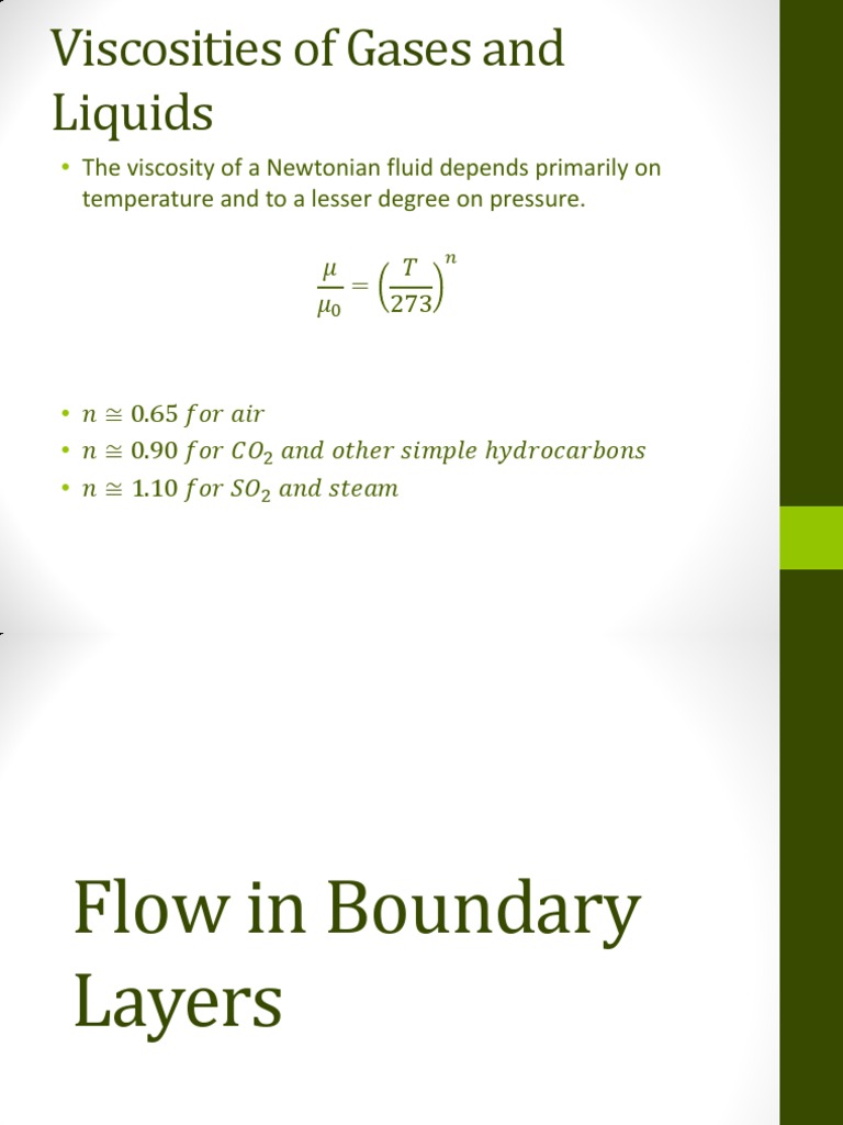 Fluid Flow Phenomena Lecture Notes | PDF | Boundary Layer | Laminar Flow