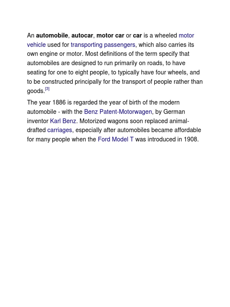 Motor Vehicle Transporting Passengers | PDF
