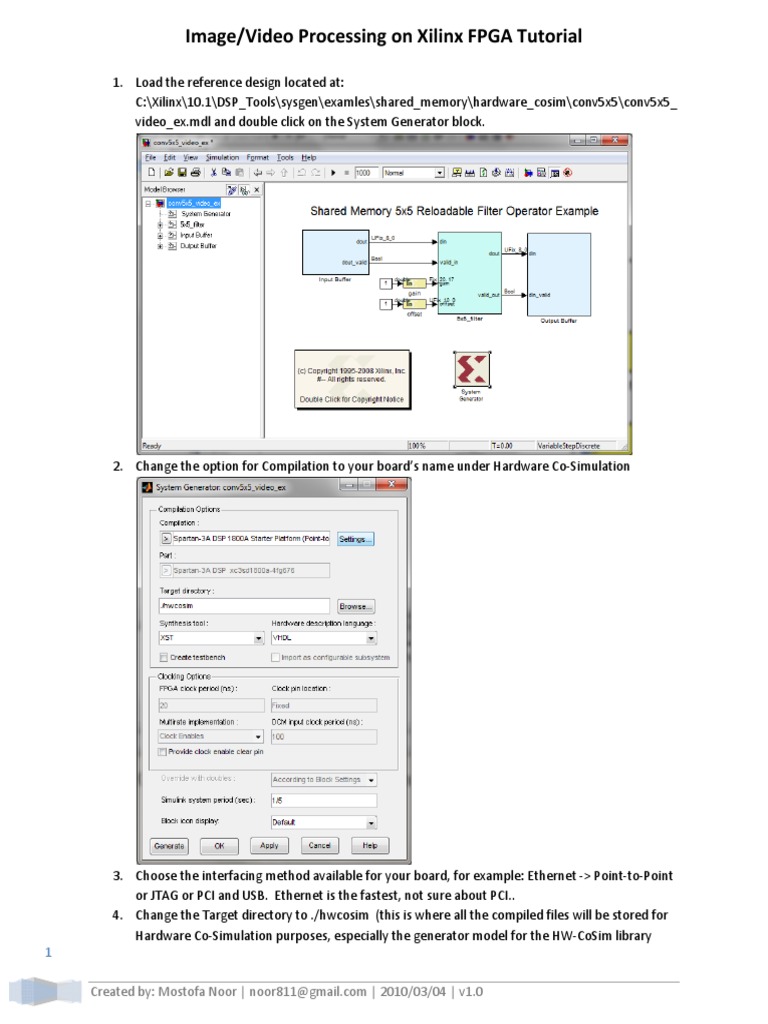 Image Video Processing Tutorial 1 0 | PDF | Field Programmable Gate ...