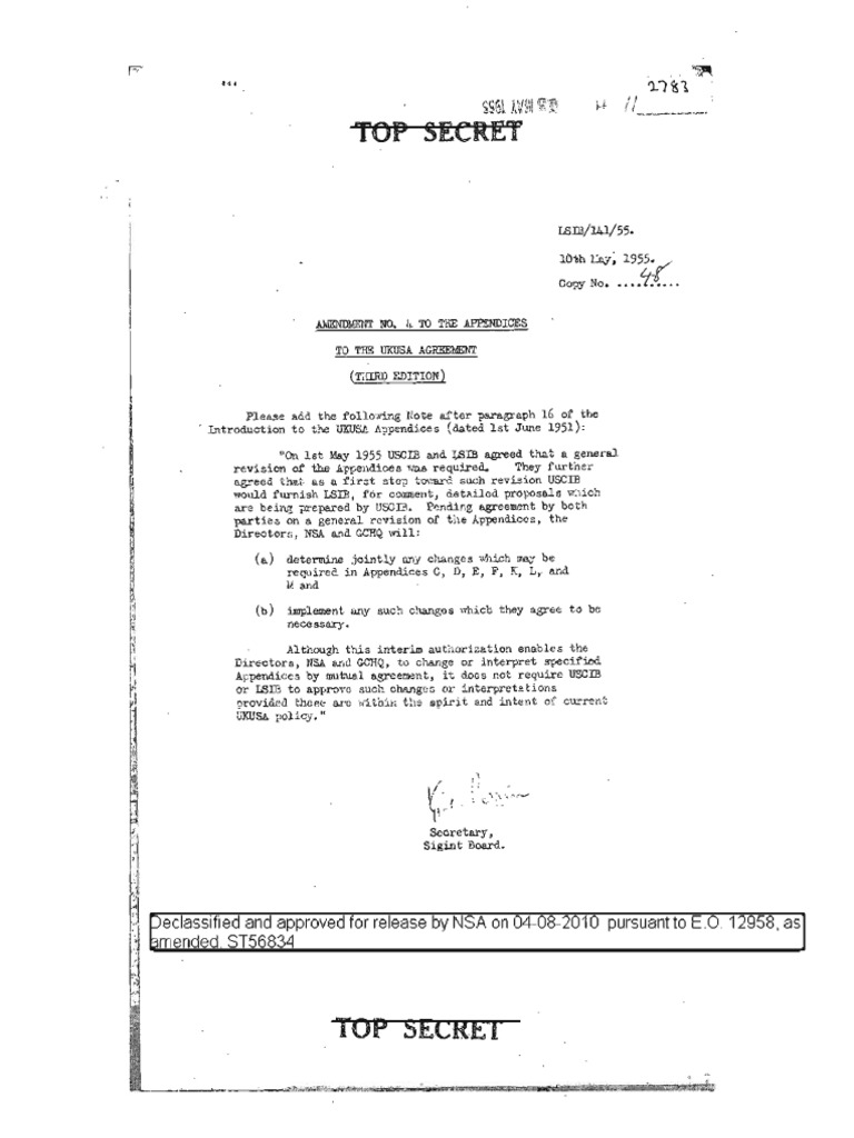 The UKUSA Agreement | PDF | Cyberwarfare | Security