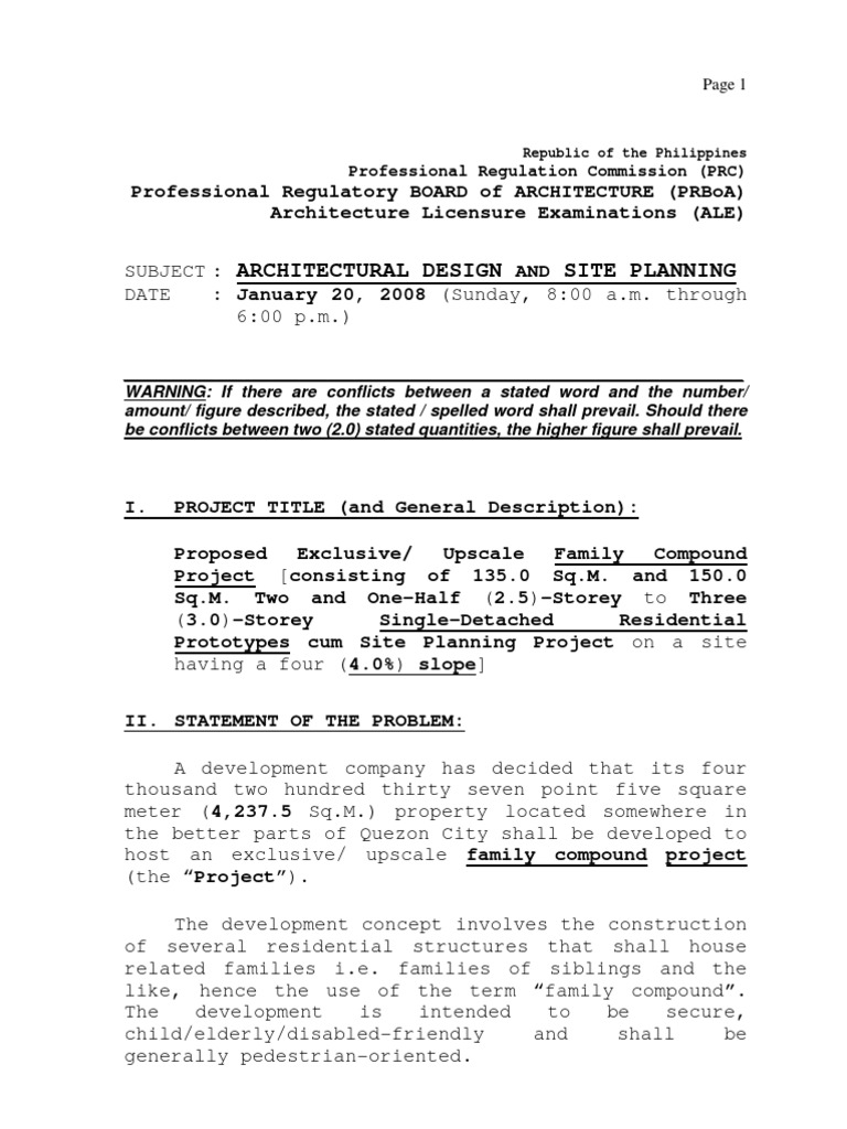 Sample Design Question | Download Free PDF | Design