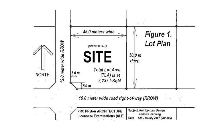 Sample Lot Plan | PDF
