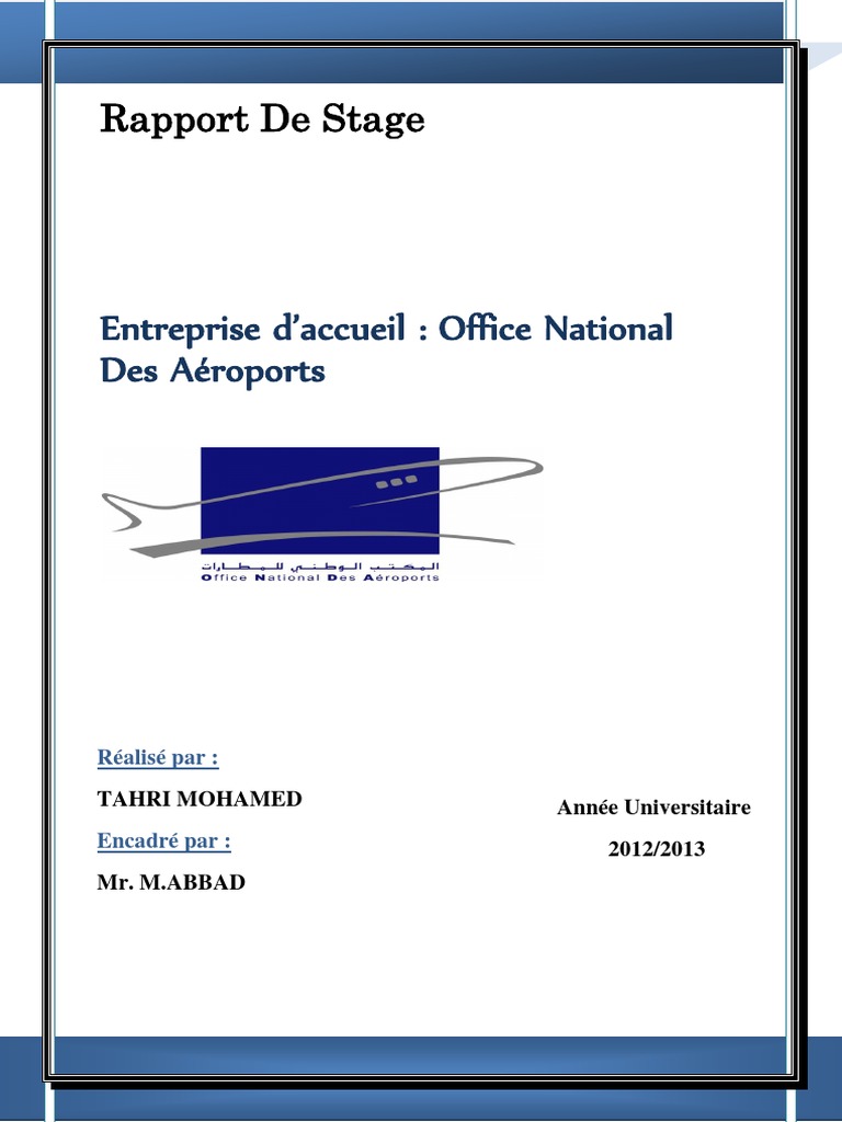 Rapport de Stage-Mission D'audit de Bons de Commande À l'ONDA | PDF | Système de management de ...