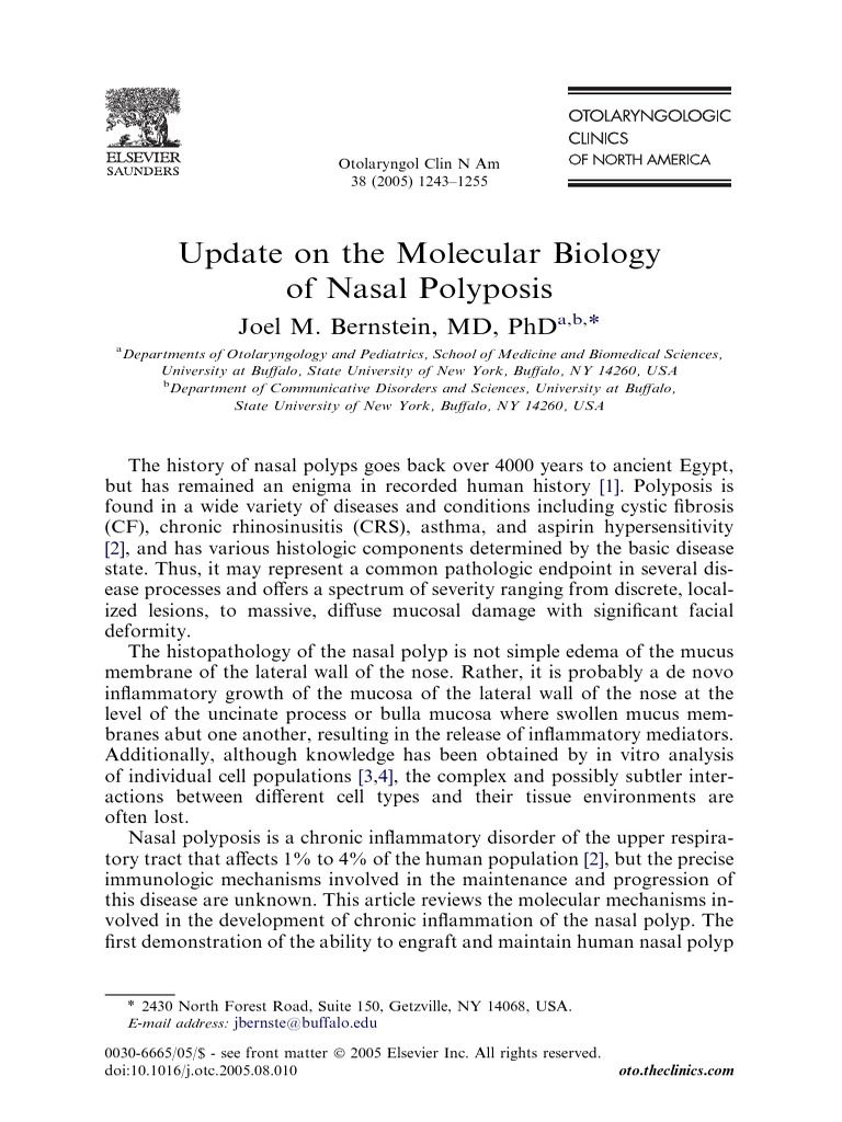 Update On The Molecular Biology in NP | PDF | T Helper Cell | Cytokine