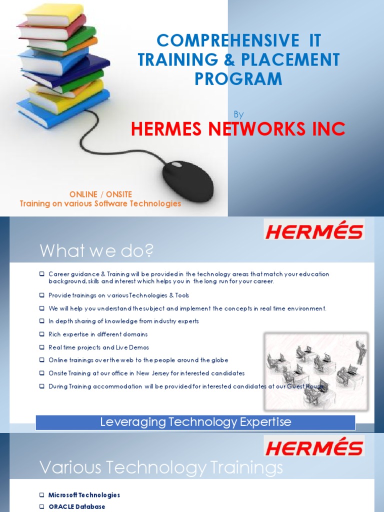 Comprehensive It Training & Placement Program: Hermes Networks Inc ...