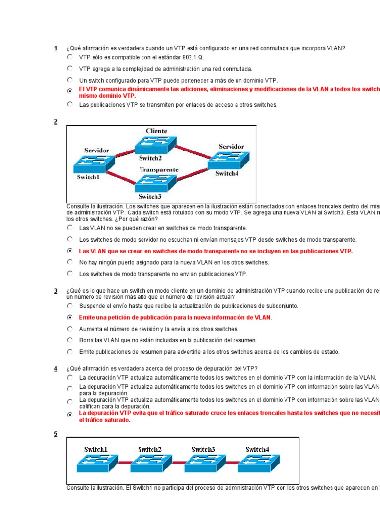 Examen 4 Ccna3 | PDF | Protocolos de red | Protocolos de internet