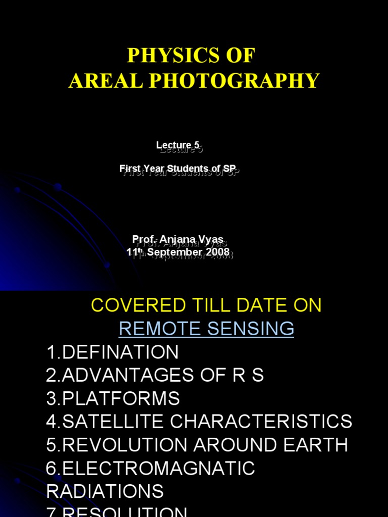 AV - Physics of Aerial Photography | PDF | Stereoscopy | Geographic ...