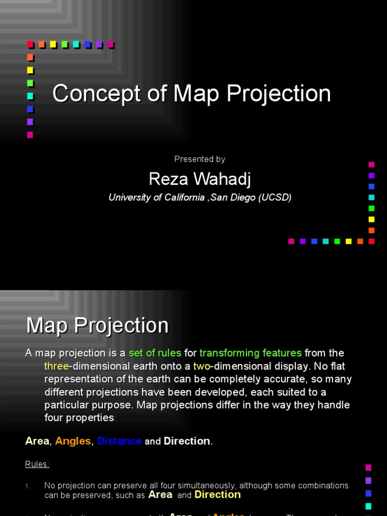 Concept of Map Projection | PDF | Differential Geometry | Teaching ...