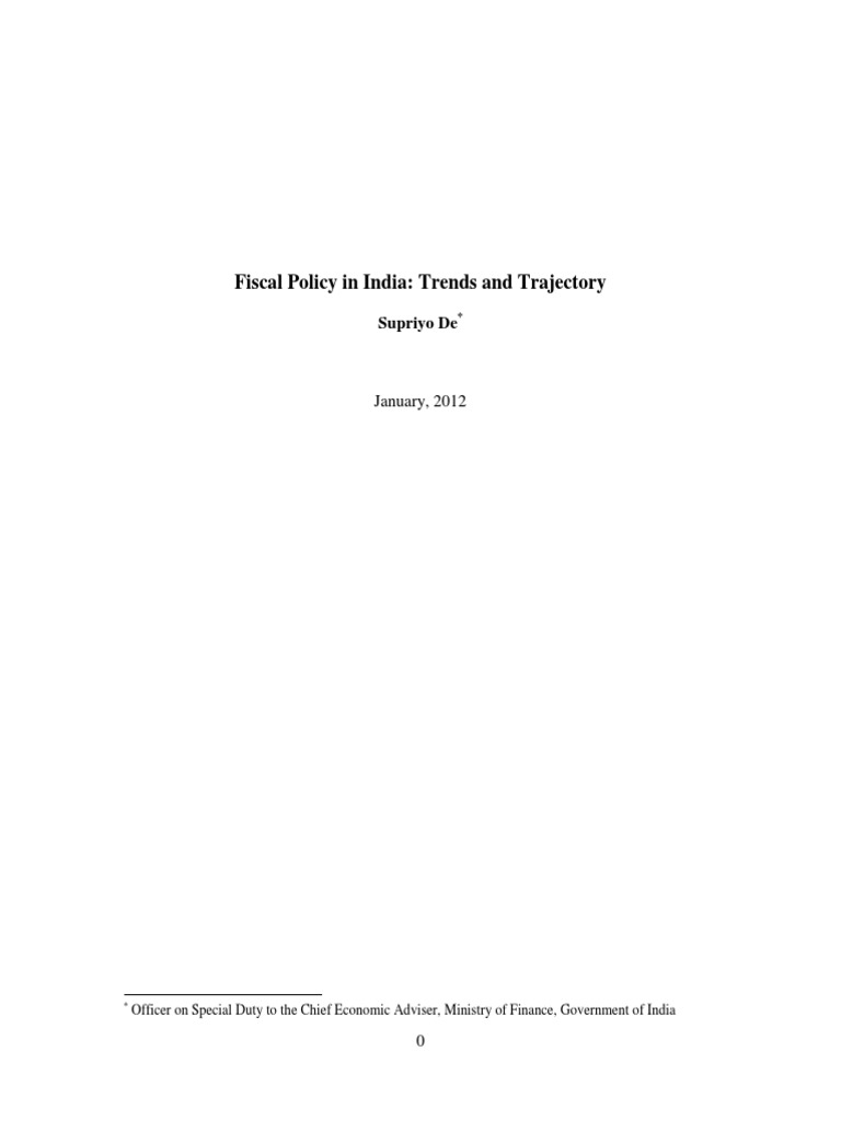 FPI Trends Trajectory | Download Free PDF | Government Budget Balance ...