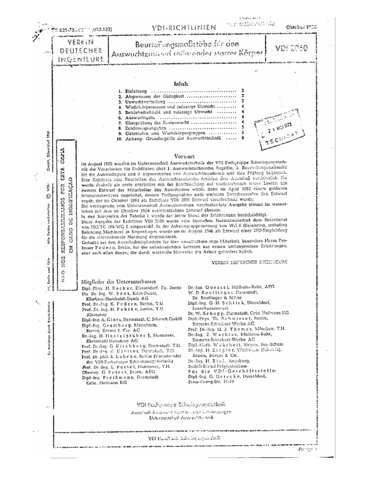 Vdi 2060-1966 PDF | PDF