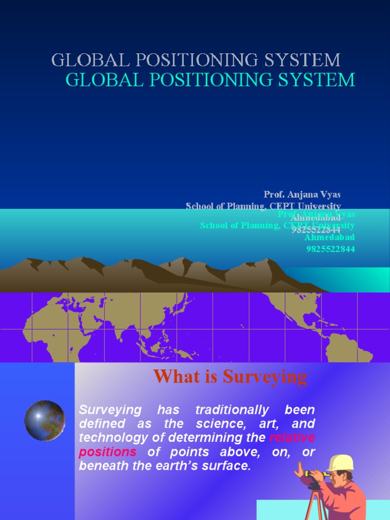 Global Positioning System | Download Free PDF | Surveying | Global ...