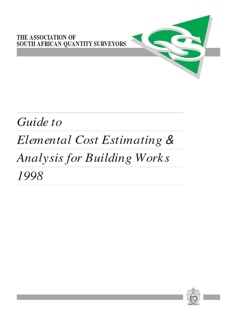 Elemental Cost Estimating Guide | PDF