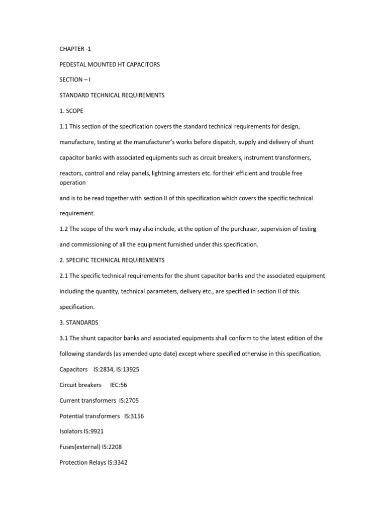 Capacitor Bank Design | PDF | Capacitor | Switch