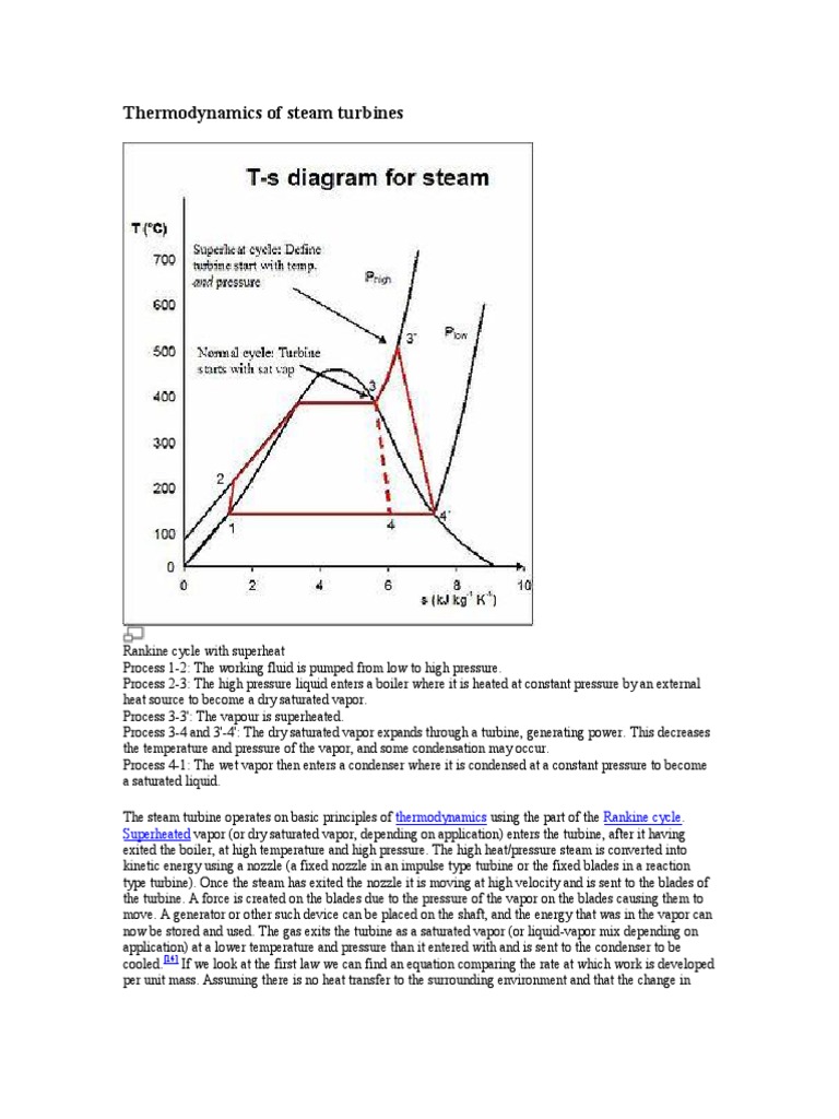 Thermodynamics of Steam Turbines | PDF | Science & Mathematics ...