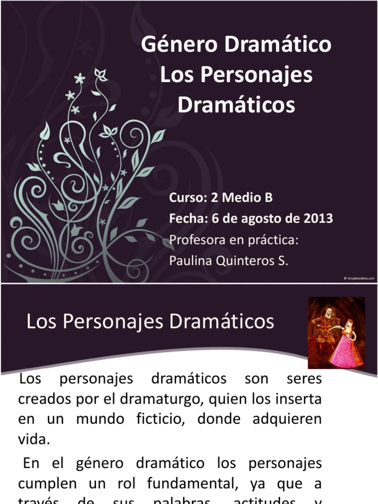 Género Dramático | PDF | Teatro | William Shakespeare