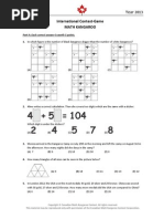 Class 2 Imo 4 Years Sample Paper PDF | PDF | Teaching Mathematics